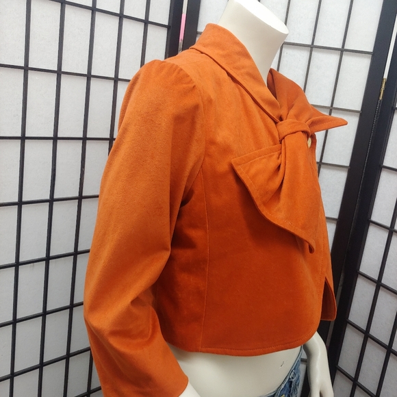 Vintage | Jackets & Coats | Vintage Bow Front Crop Bolero Jacket Velma ...